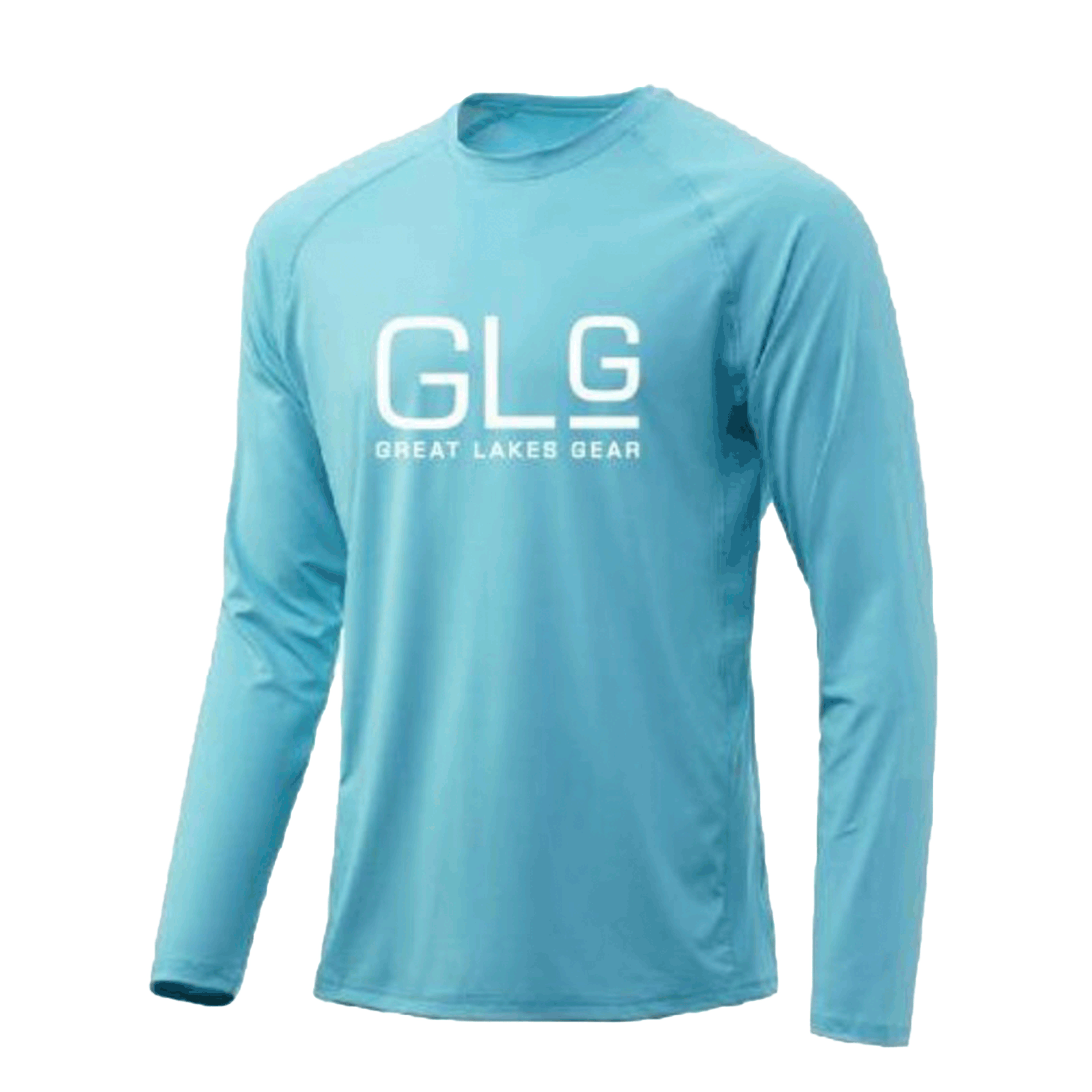 GREAT LAKES GEAR - LAKE MICHIGAN LONG SLEEVE T-SHIRT - GREY HEATHER ...