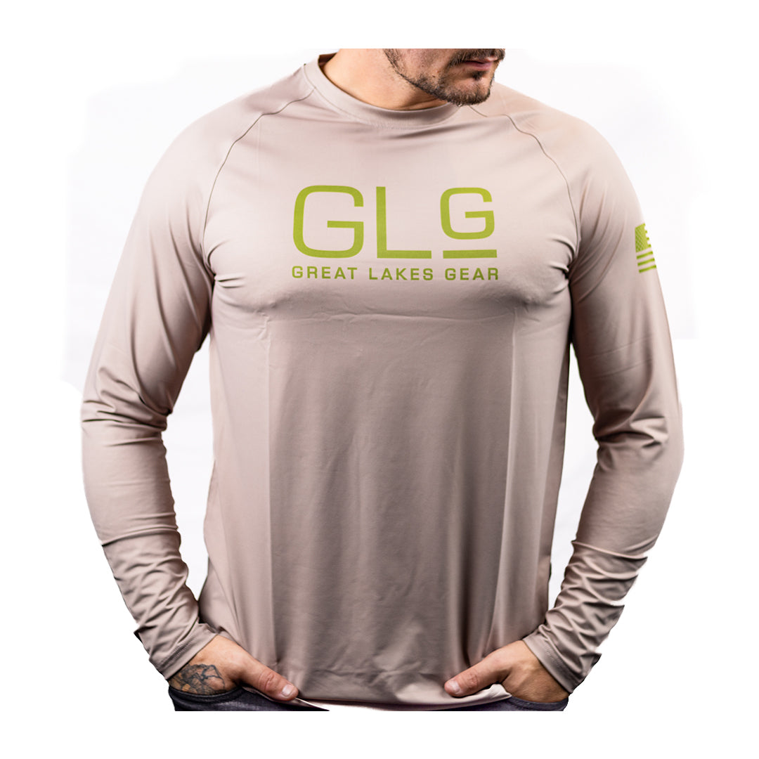 TAN GLG LONG SLEEVE – Great Lakes Gear